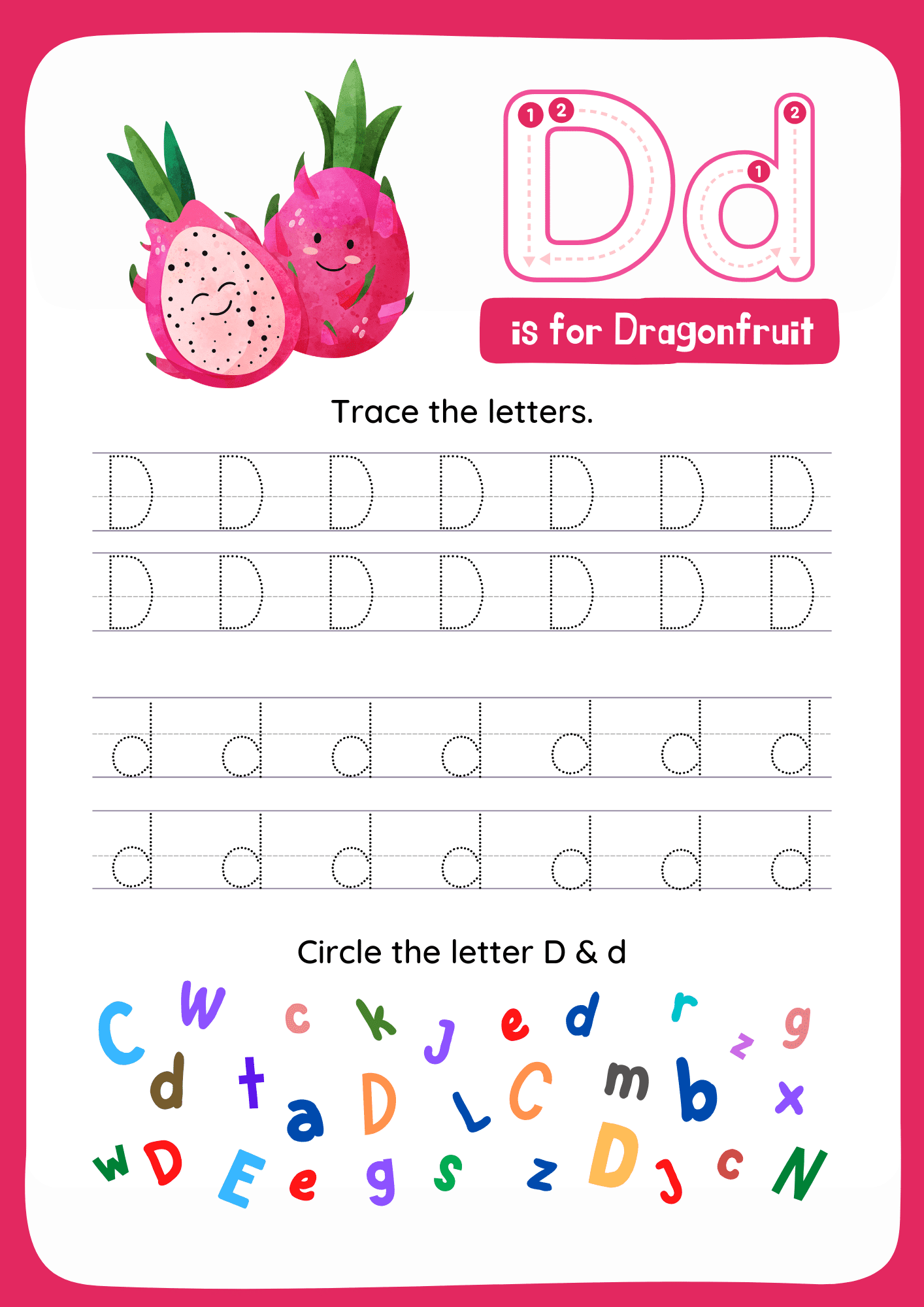 Letters Tracing Worksheets A to Z for Preschoolers